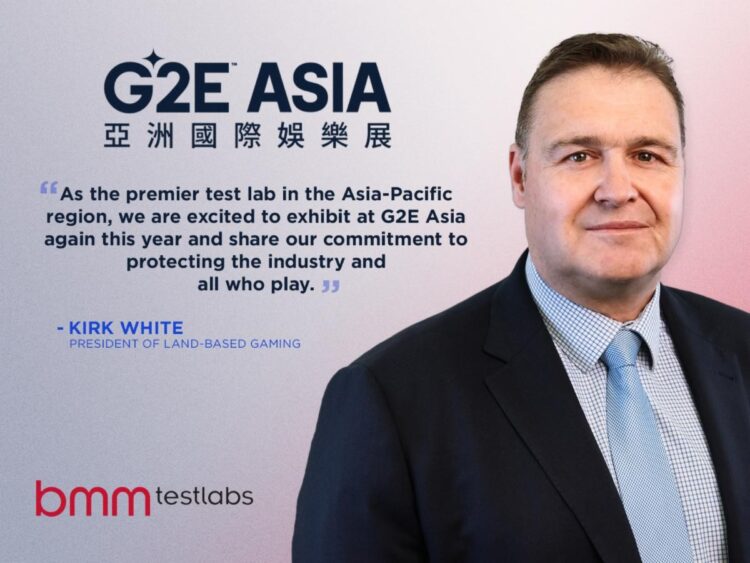 BMM Testlabs to exhibit at Global Gaming Expo (G2E) Asia